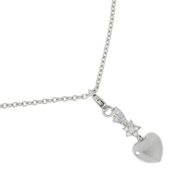 CHANEL | Jewelry | Chanel Comet Necklace K8 White Gold Approx 11g Comet ...
